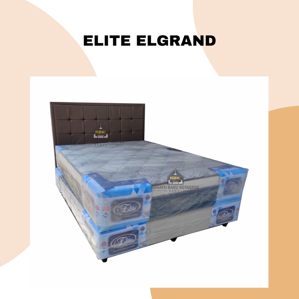 Jual Springbed Elite Elgrand 140x200 kasur saja Jogja | Shopee Indonesia