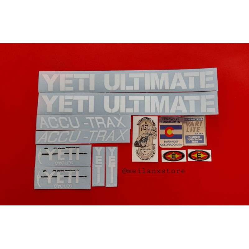 Jual Stiker sepeda Yeti Ultimate | Shopee Indonesia