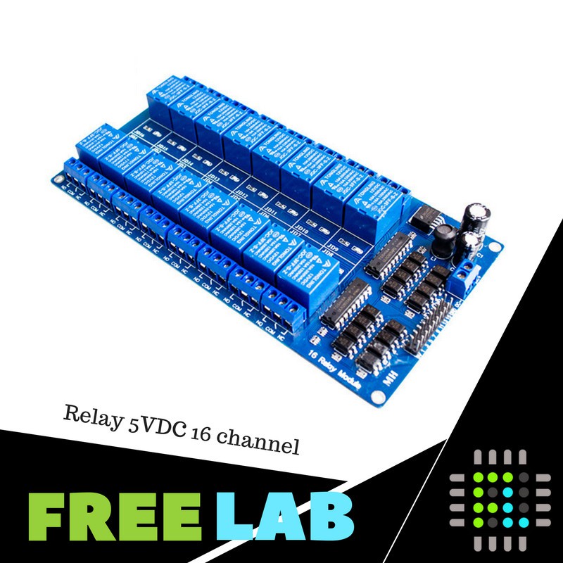 Jual Relay 16 Channel 5 VDC untuk Arduino untuk Kontrol AC DC | Shopee ...