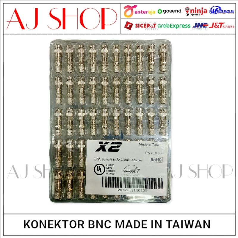 Jual Konektor BNC CCTV Jack BNC Taiwan Asli untuk Instalasi CCTV ...