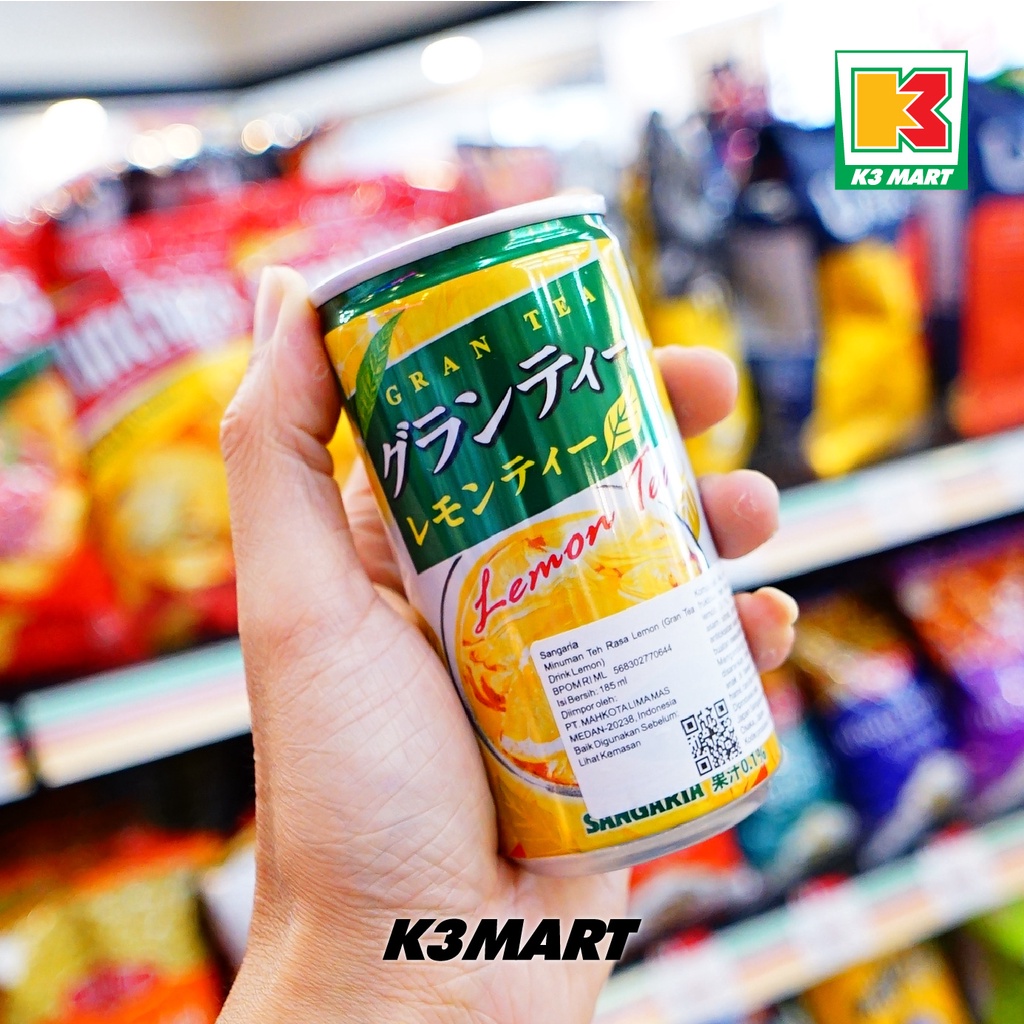 Jual Sangaria Gran Tea Drink Lemon 185ml | Shopee Indonesia