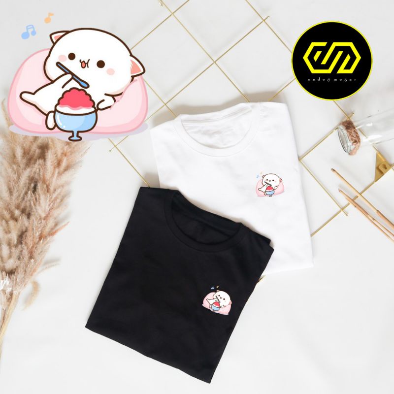 Jual Kaos Korea Wanita Lucu Imut Kucing Persia Emoticon Emot Quby ...