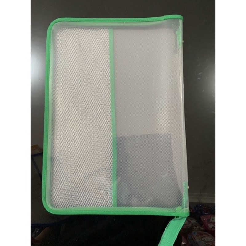Jual Map Plastik Jaring Resleting Zipper Bag File F4 Tas Dokumen