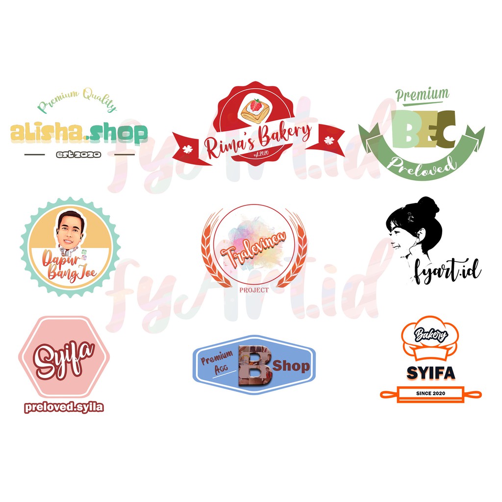 Jual Logo Online Shop / Desain Logo / Logo Olshop / Desain Karakter ...