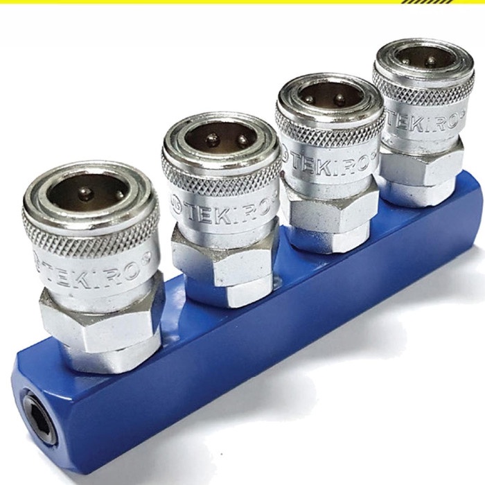 Jual Tekiro Quick Coupler 4 Way - Kopler Sambungan Angin Kompresor ...