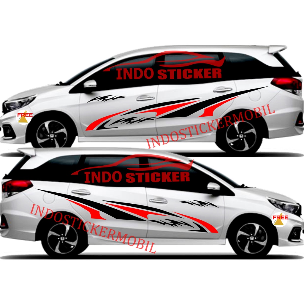 Jual Striping sticker mobil mobilio stiker list samping mobil honda ...