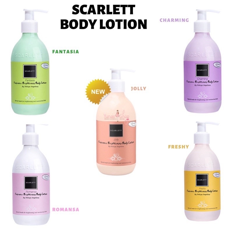 Jual SCARLETT WHITENING/SCARLET BODY LOTION/HANDBODY SCARLETT | Shopee ...