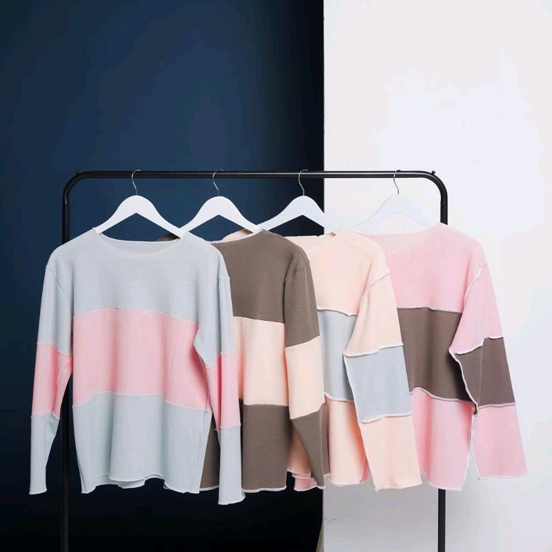 Jual MAUYA SWEATER | SWEATER WANITA KOMBINASI OUTFIT DENGAN MODEL UNIK ...