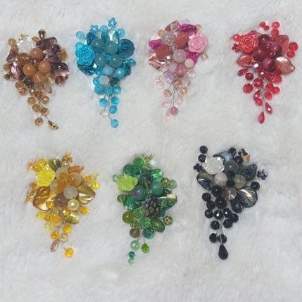 Jual Bros batu alam natural mix crystal , kerang + box | Shopee Indonesia
