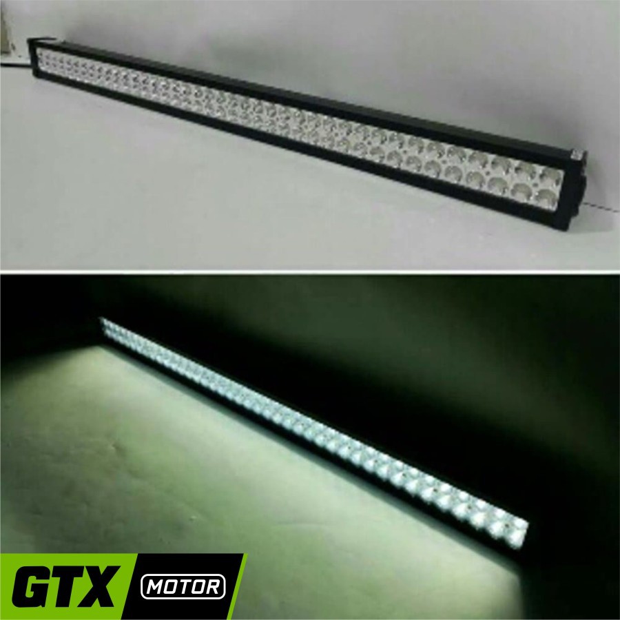 Jual Lampu Led Bar / Lampu Sorot 5D Double Row Panjang 31 Inch | Shopee ...