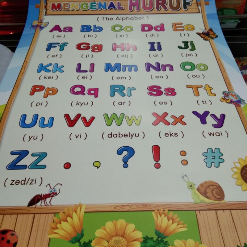 Jual POSTER KARTON EDUKASI ANAK | Shopee Indonesia