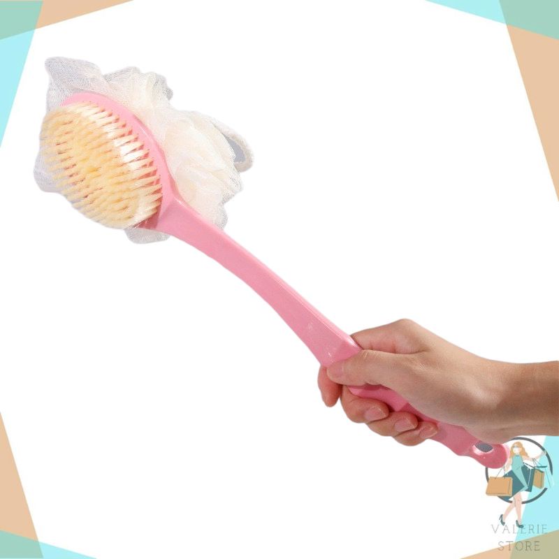 Jual [S2S] Sikat Mandi 2 Sisi Punggung Shower Puff Punggung 2 Sisi ...