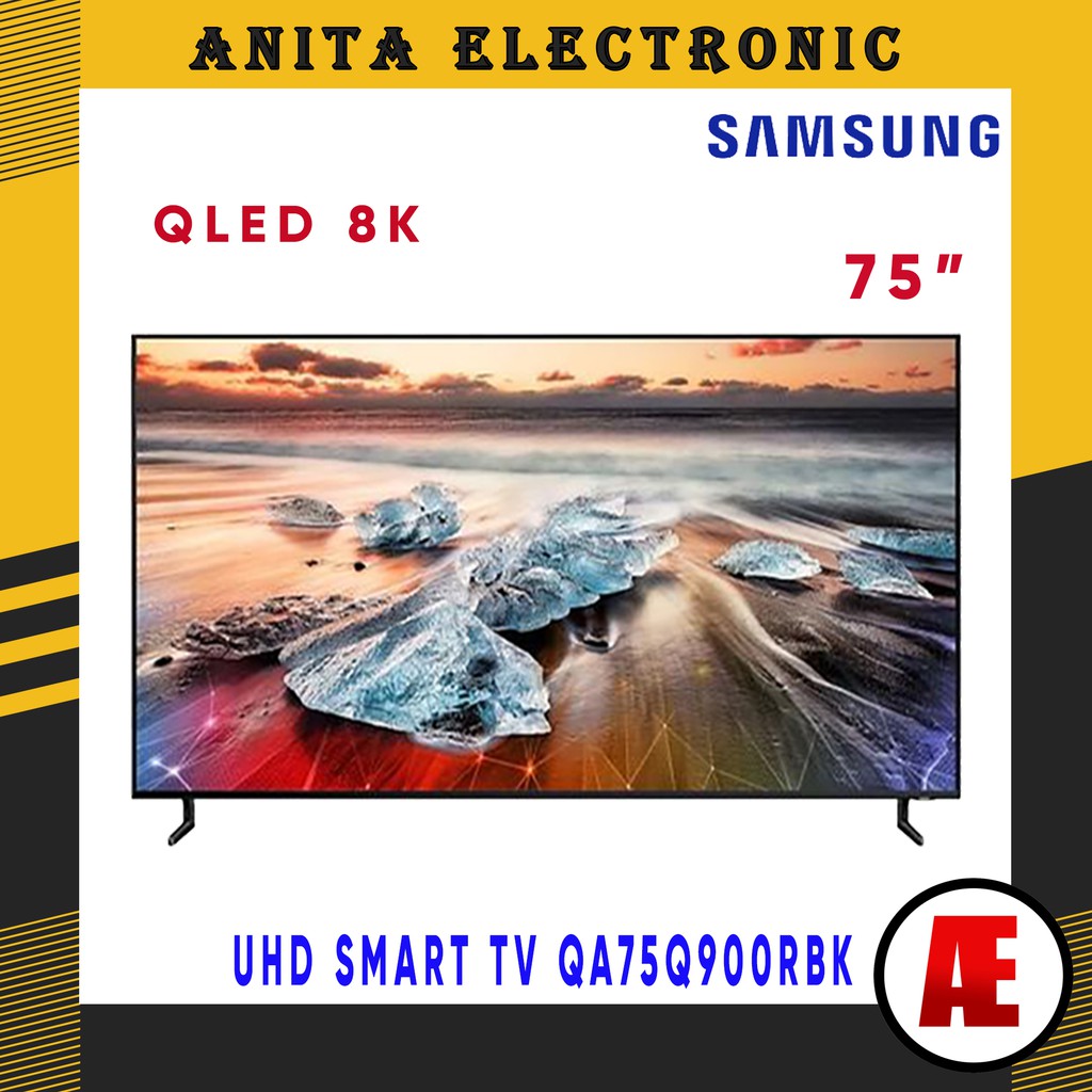 Jual TV SAMSUNG 75 INCH QLED 8K UHD SMART TV QA75Q900RBK | Shopee Indonesia