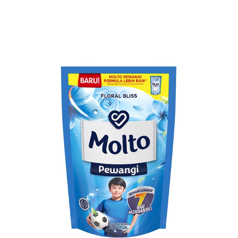 Jual Molto Pewangi Pakaian Active Fresh 7x Kesegaran & Anti Bau 780 mL | Shopee Indonesia