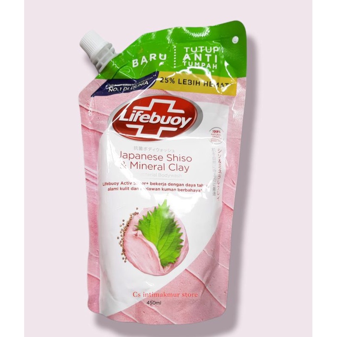 Jual Lifebuoy Body Wash Japanese Shiso Pouch 450 ml | Shopee Indonesia
