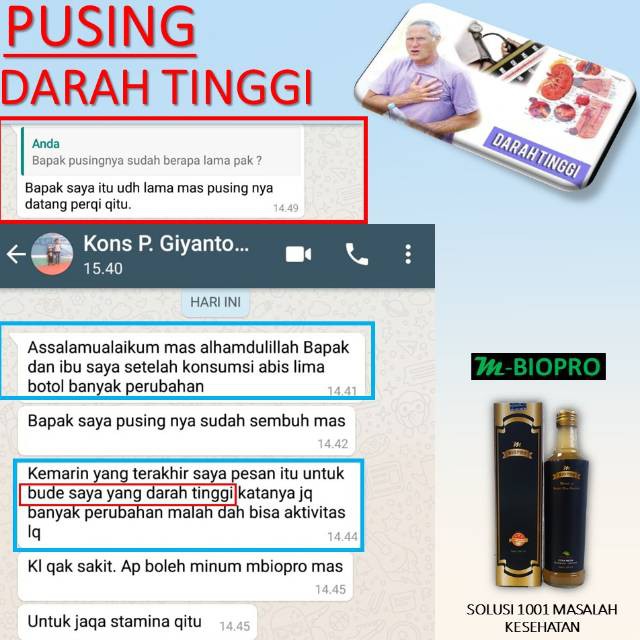 Jual M Biopro Obat Penurun Darah Tinggi-Tekanan Darah Tinggi ...