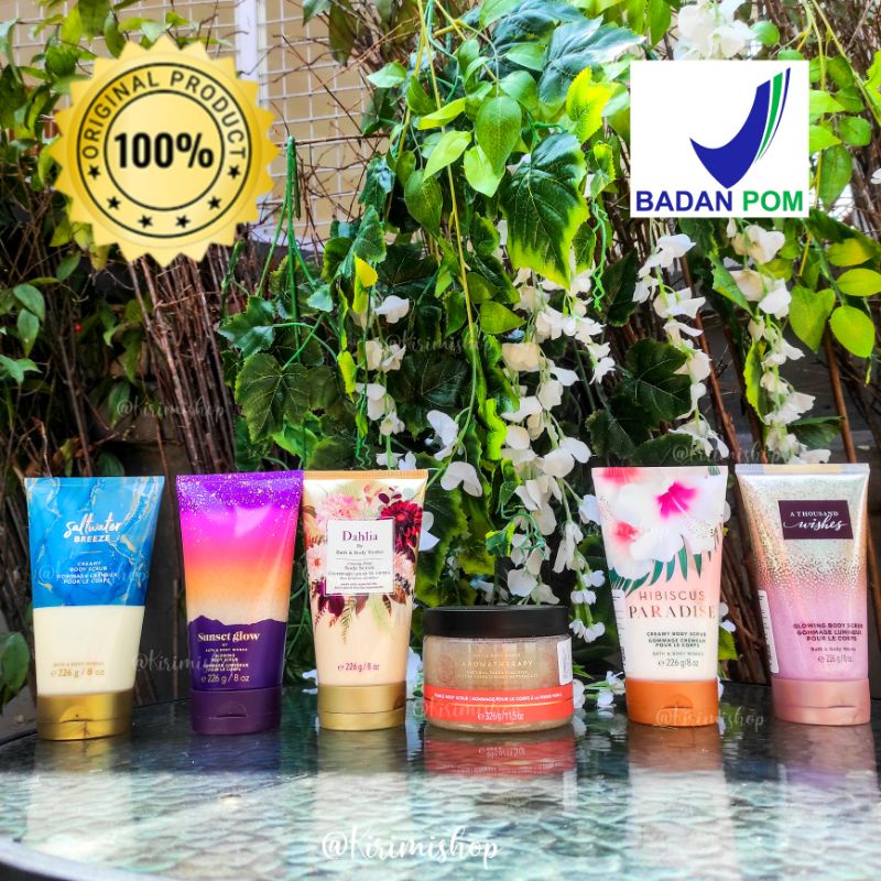 Jual BODY SCRUB BATH & BODY WORKS, BODY SCRUB BBW ORIGINAL 100% ...