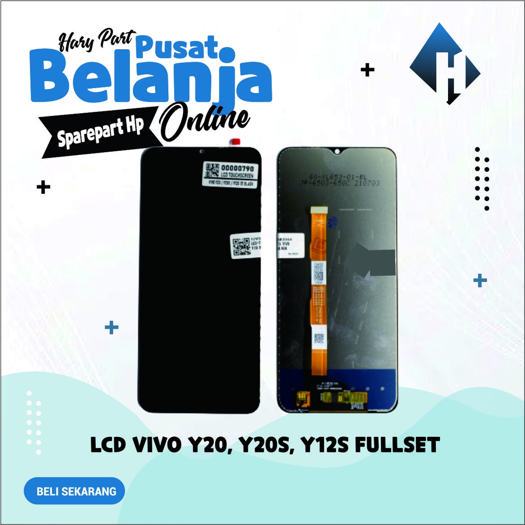 Jual LCD Vivo Y20 / Y20S / Y12S / Y15S Fullset | Shopee Indonesia