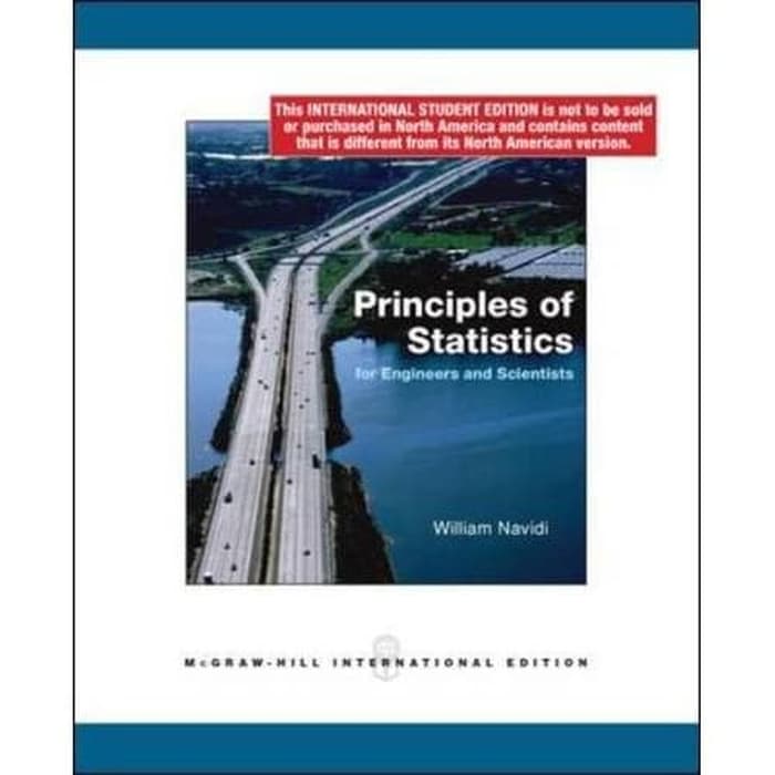 Jual BUKU: PRINCIPLES OF STATISTICS FOR ENGINGEERS AND SCIENTISTS ...