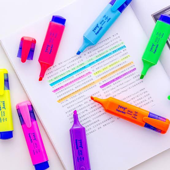 Jual HIGHLIGHTER TOYO PENANDA CHECK LINER ATK | Shopee Indonesia