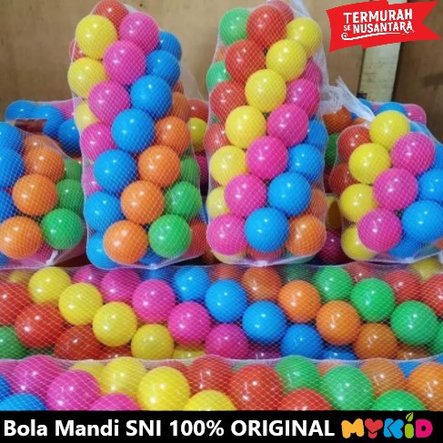 Jual Bola Mandi Bola Isi 100 Pcs Bahan Tebal | Shopee Indonesia