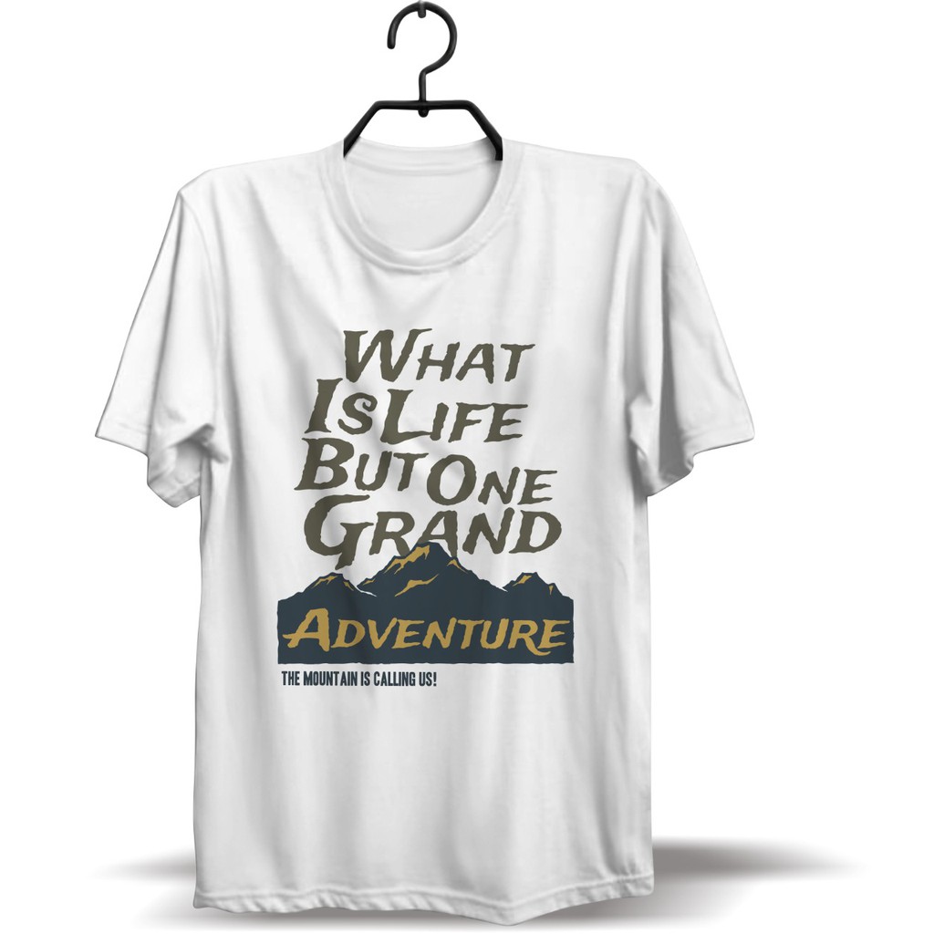 Jual KAOS PRIA CUSTOM SABLON DTF DESAIN GUNUNG | Shopee Indonesia