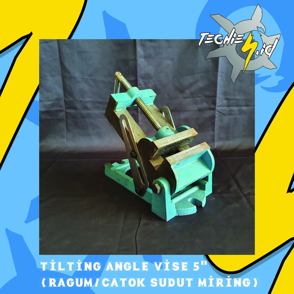 Jual Tilting Angle Vise 5inch / 125mm (Ragum / Catok / Tanggem Sudut ...