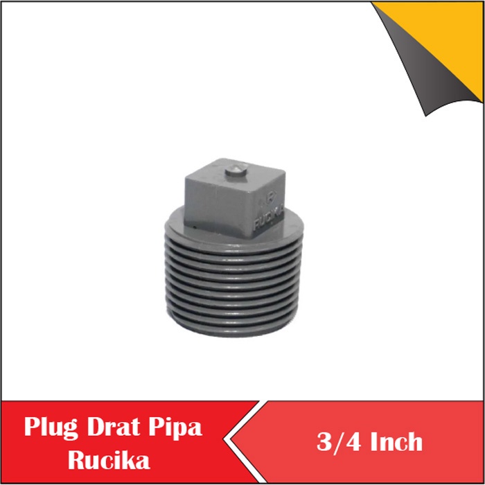Jual PLUG Drat Pipa PVC plug drat Tutup Pralon Paralon 3/4 Inch ...