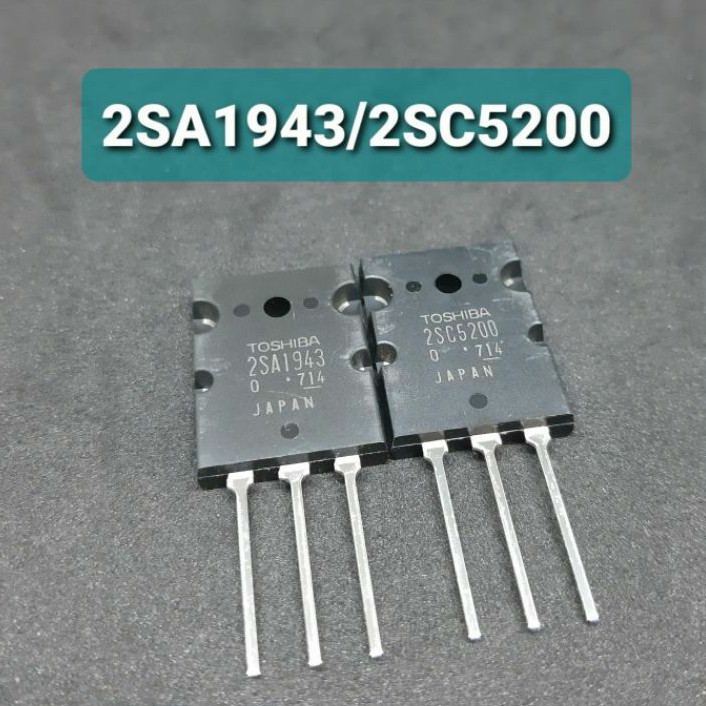 Jual TRANSISTOR TOSHIBA 2SC5200 2SA1943 TOSHIBA C5200 A1943 DIFFUSED ASSEMBLED CHINA MALAYSIA ...