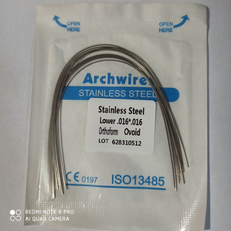 Jual DENTAL KAWAT GIGI BEHEL WIRE SS STAINLESS STEEL 014 016 016X016 ...