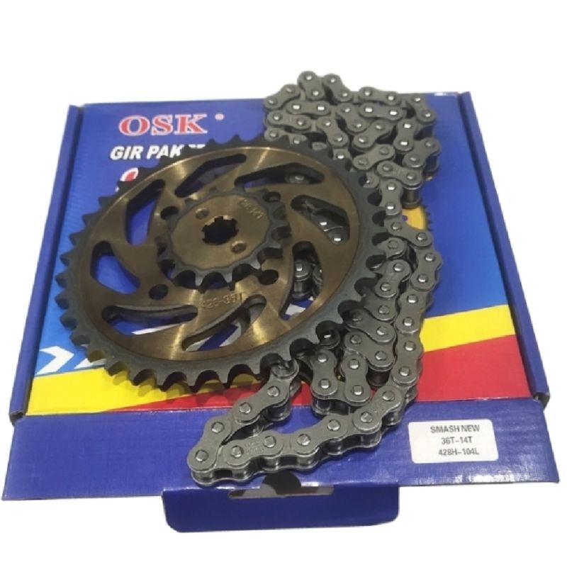 Jual Gear Paket Depan Belakang Set Rantai Suzuki Smash New Shogun 125 ...