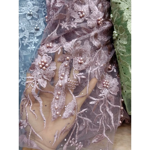 Jual NEW !! Kain Tile Payet Mix ( Brokat / Tile Pull Payet / Limited ...