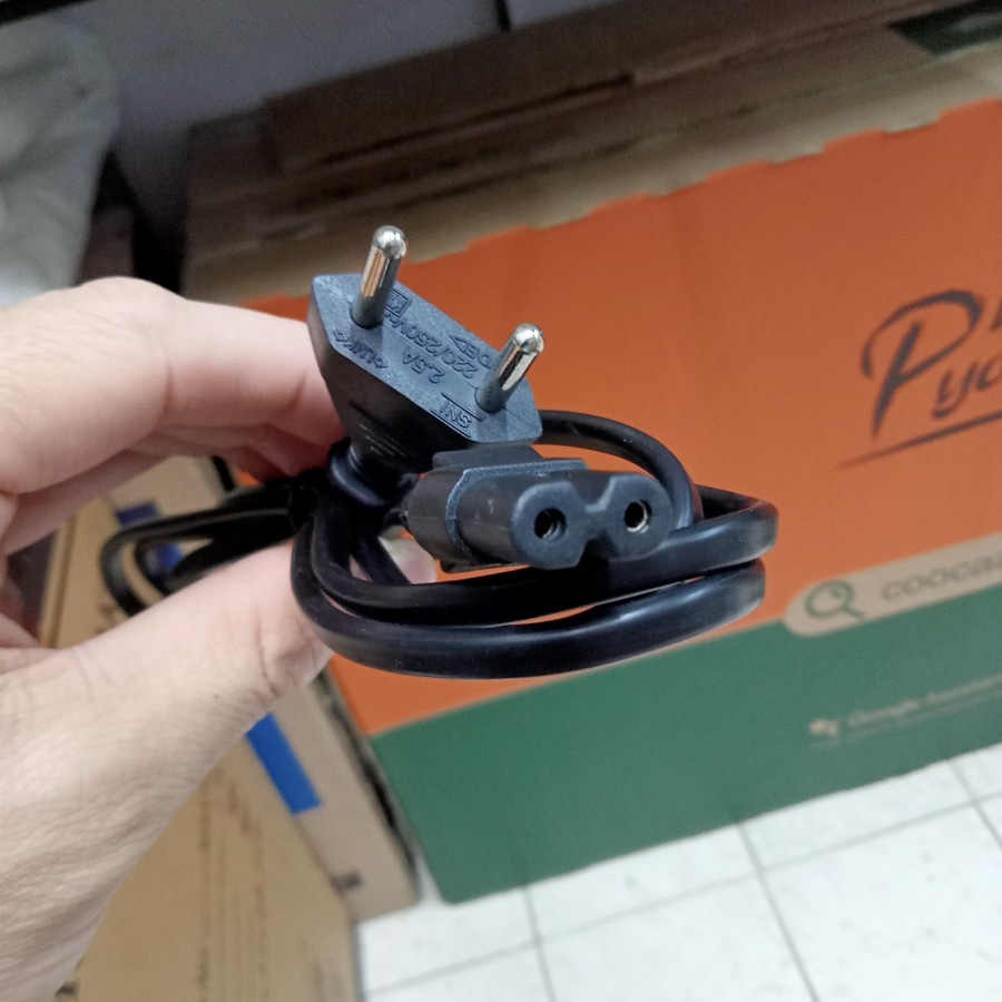 Jual Kabel Power TV LED Samsung Coocaa LG Toshiba Lubang Angka 8 ...