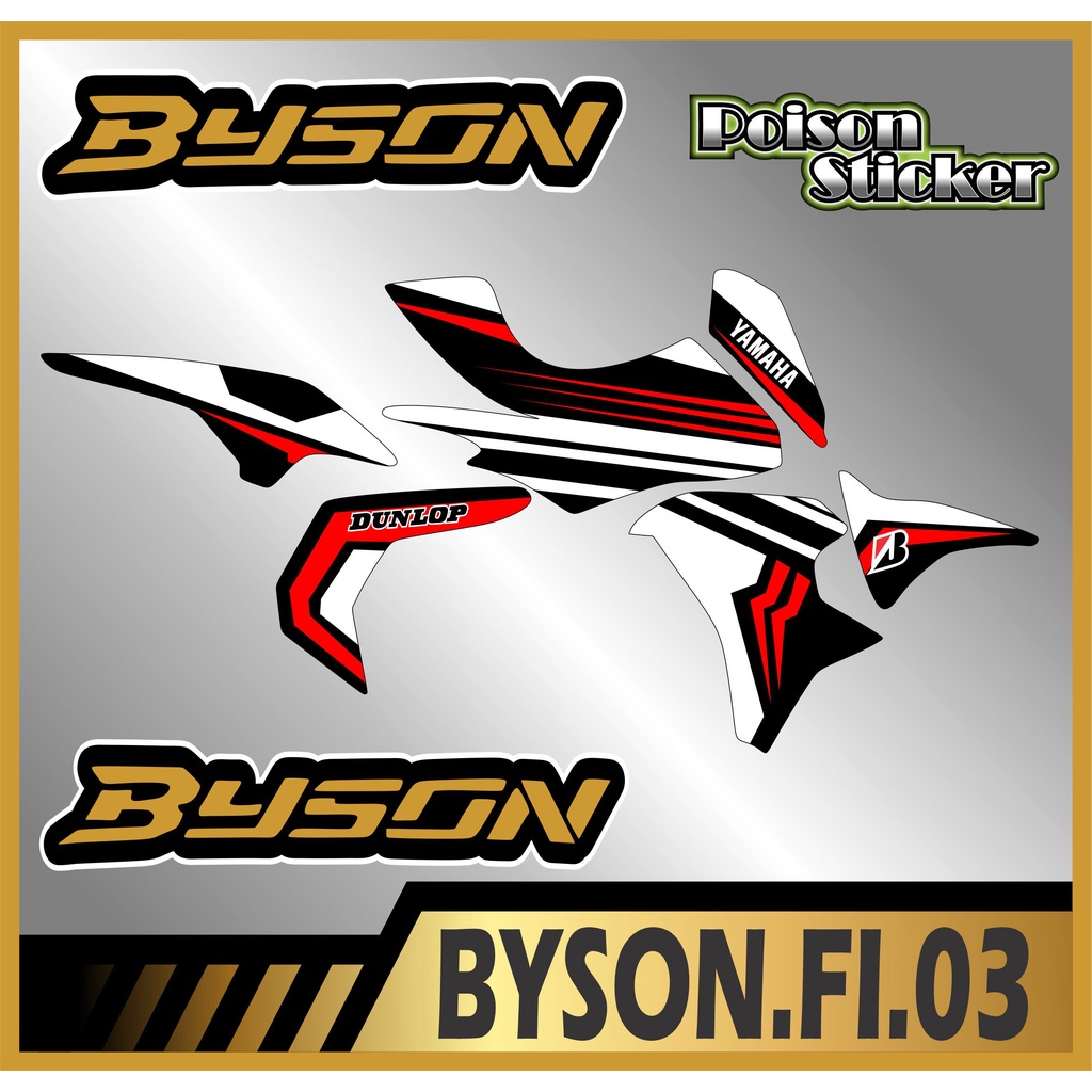 Jual STRIPING STICKER BYSON FI STIKER BYSON FI NEW STICKER LIS LIST ...