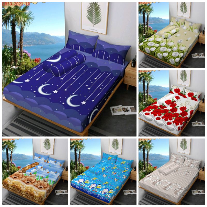 Jual sprei / sprei homemade murah / sprei ukuran 180x200 160x200 ...