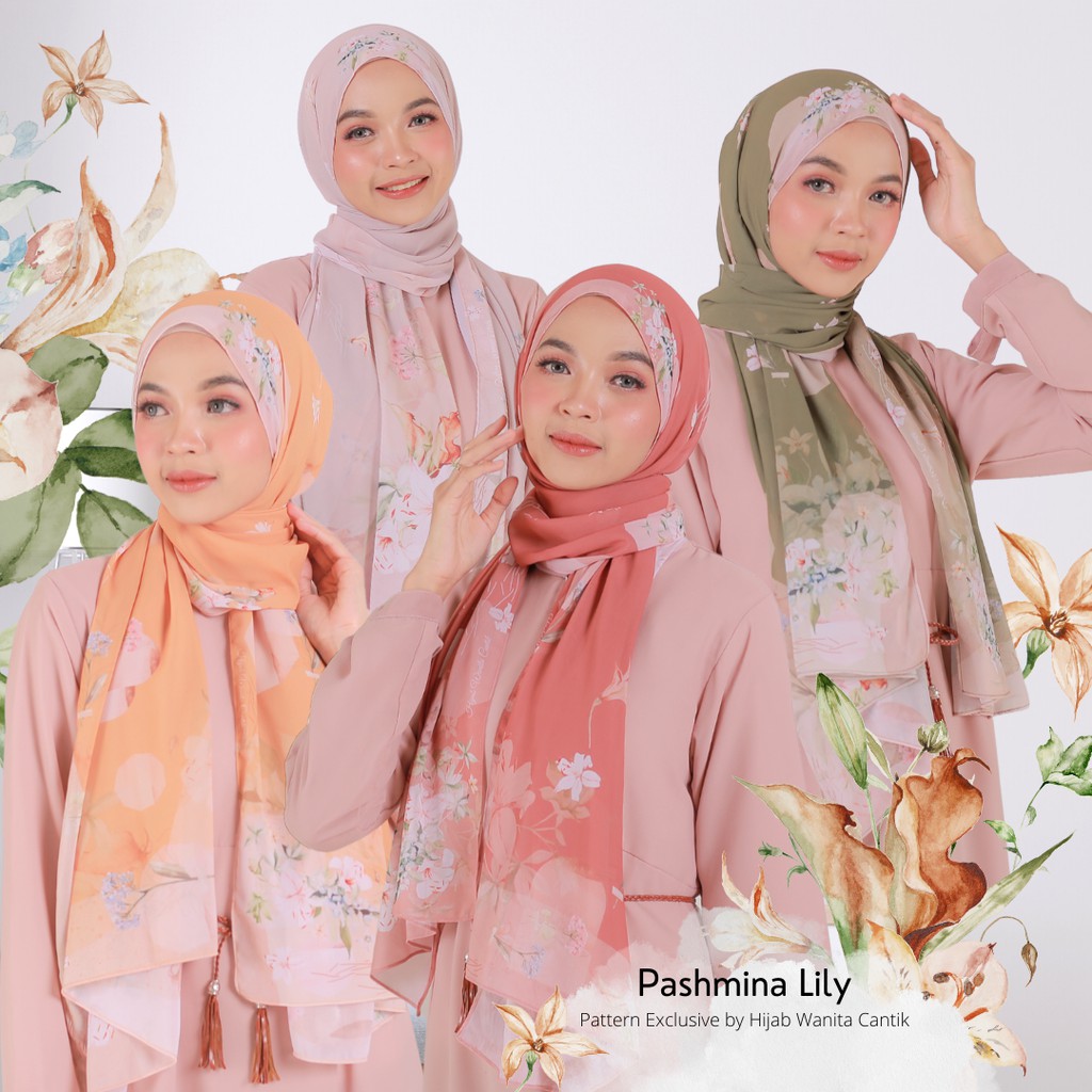Jual [ BUY 2 GET 1 DIVI ] HIRA - Hijabwanitacantik - Pashmina Lily ...