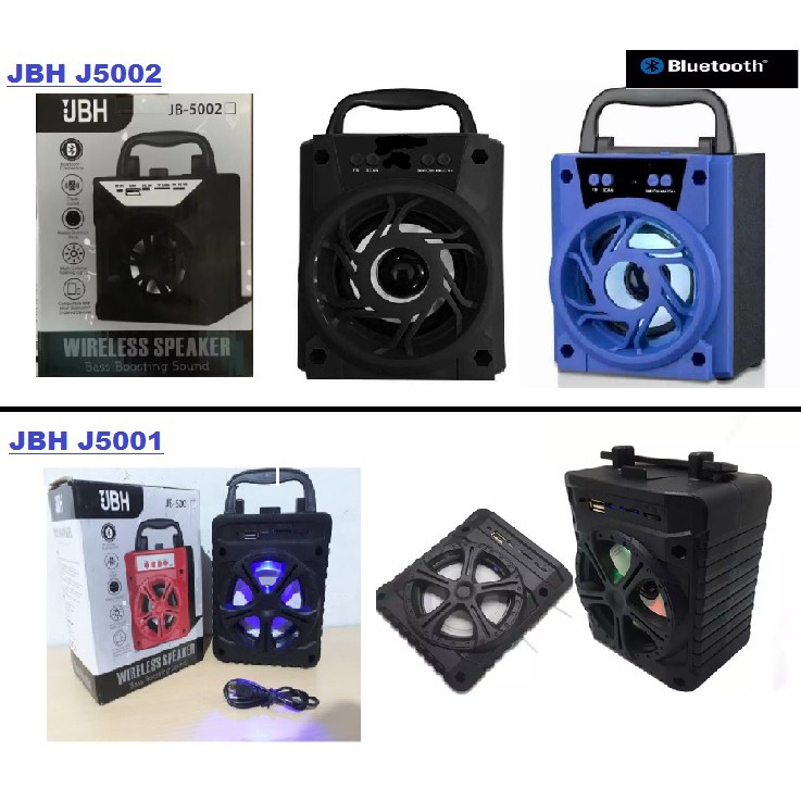 Jual Speaker Bluetooth Mini JBH JB 5002-JB 5001 Bass Boosting Sound Portable | Shopee Indonesia