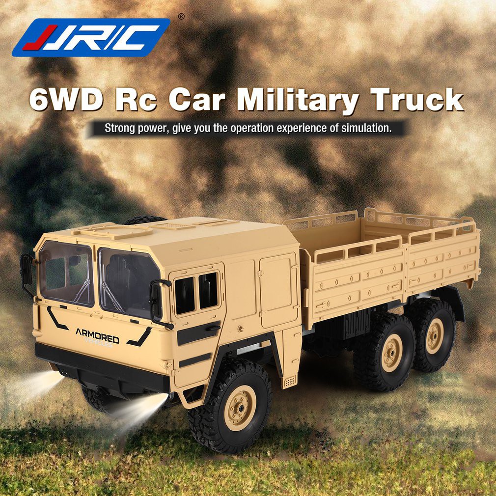 Jual RC Military Truck JJRC Q-64 Q64 Truk Perang 1/16 Off Road 6WD RTR ...