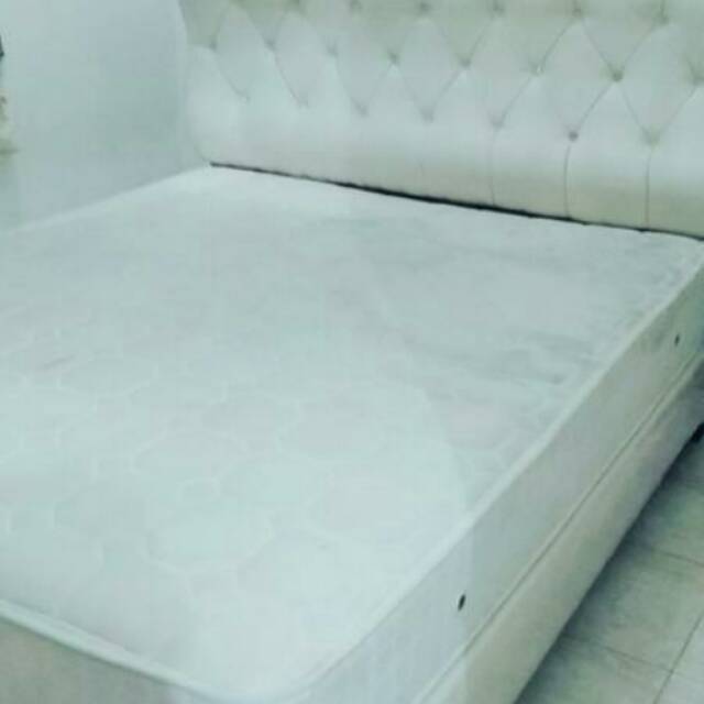 Jual Set spring bed full putih | Shopee Indonesia