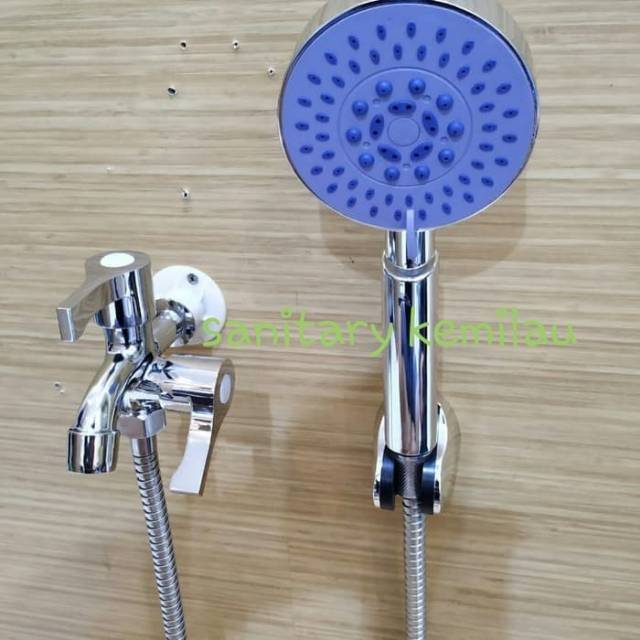 Jual PAKET PROMO Kran Cabang Hand Shower - Paket Hand Shower Kamar ...