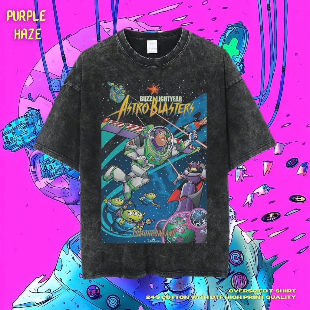 Jual Purple Haze "Buzz Lightyear Astro Blasters" Oversized T-Shirt ...