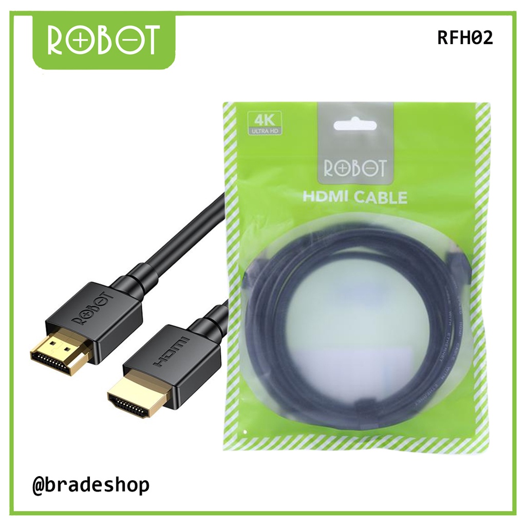 Jual Kabel HDMI 2 Meter Robot RFH02 High Definition - HDMI to HDMI ...