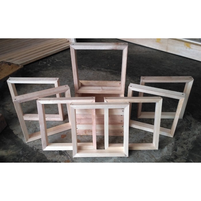 Jual FRAME KAYU SPANRAM 30 CM – 40 CM – SPANRAM KAYU / KAYU SPANRAM ...