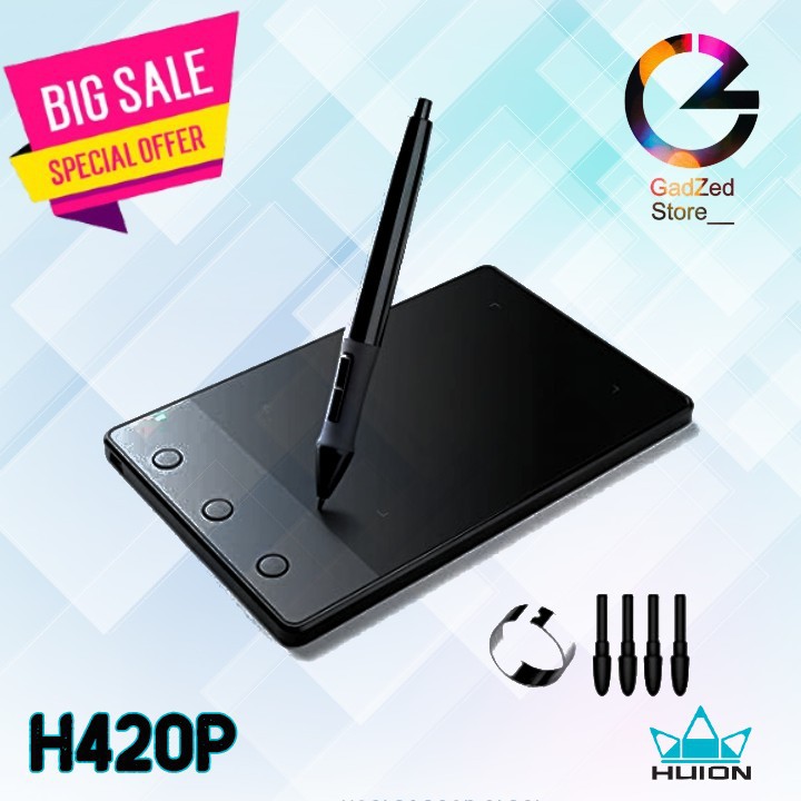 Jual Huion H420P Usb Animation Digitizer Graphics Drawing Tablet alt ...