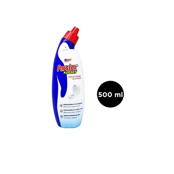 Jual Yuri Porstex Kloset Toilet Bowl Cleaner Biru 500 Ml | Shopee Indonesia