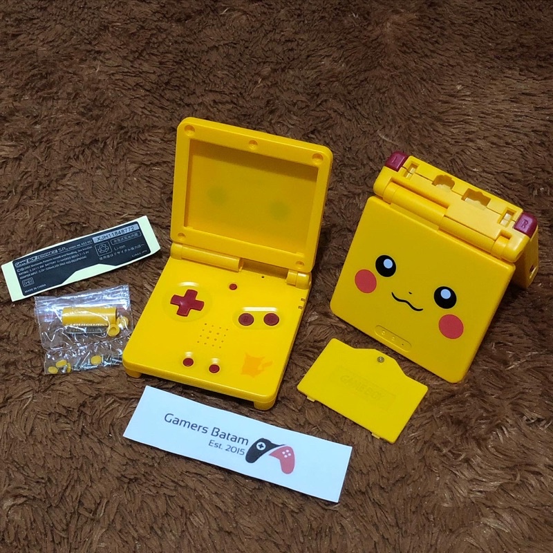 Jual Casing Housing Gameboy Advance SP Pikachu GBA SP Pokemon Shell ...