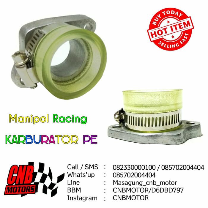 Jual Karet Manipol Intek Manifol Karbu PE Racing PNP CB GL Megapro ...
