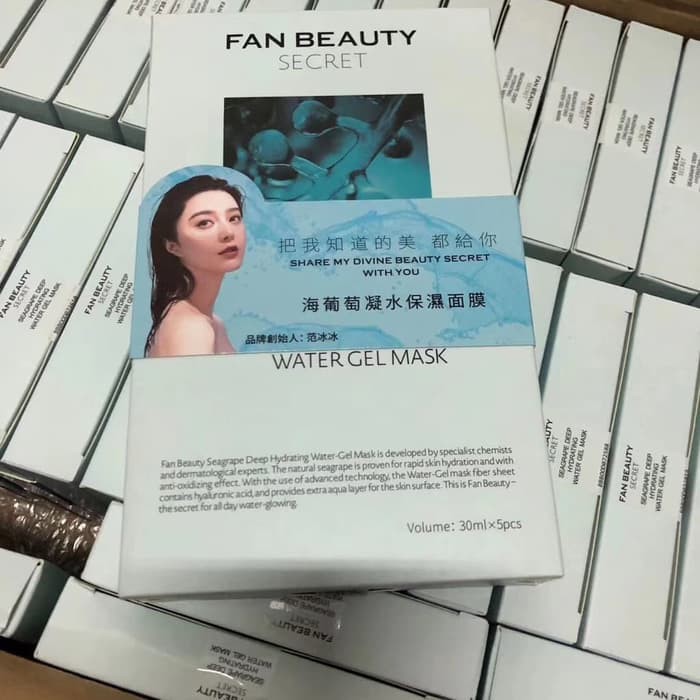 Jual ELS071 Masker Wajah Premium Original Fan Beauty Secret Sea Grape ...
