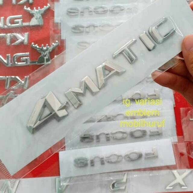 Jual Emblem logo 4MATIC | Shopee Indonesia