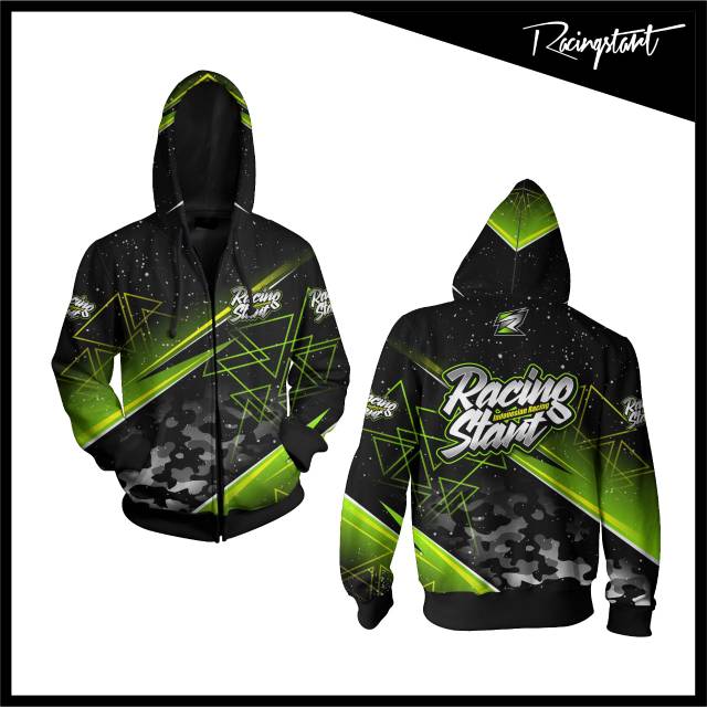 Jual RACINGSTART Promo Jaket Trucker Hoodie Digital Printing Sublimasi Original HR | Shopee ...